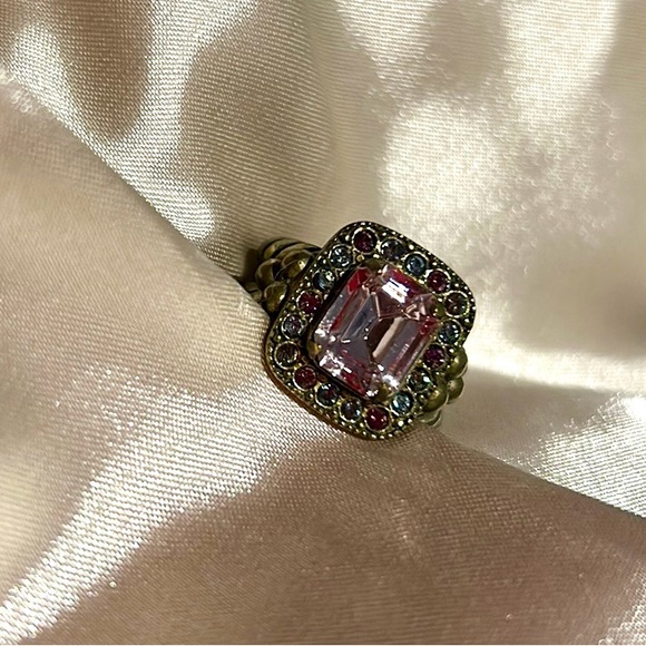 Sorrelli | Jewelry | Sorrelli Antiqued Gold And Pink Stone Ringboutique ...